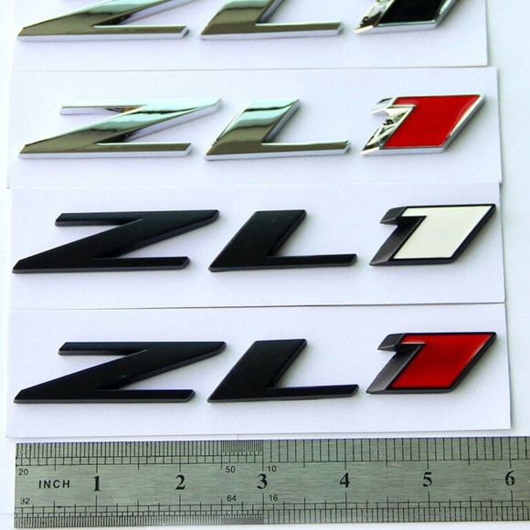 Accessories | Zl1 Camaro Emblem 3d For Badge Letter Rear Side | Poshmark